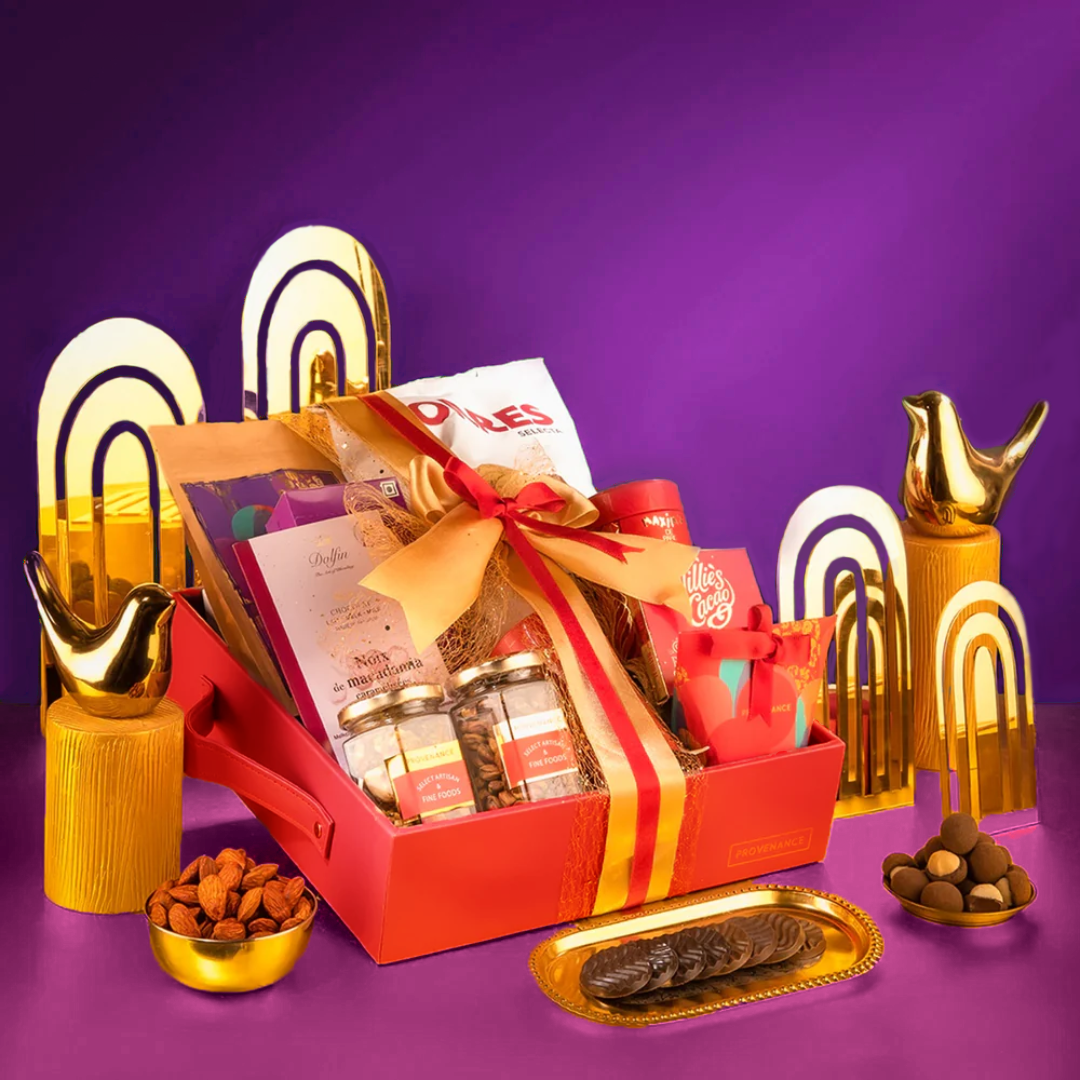 Deluxe Chocolates and Nuts Diwali Gift Tray | Luxury & Corporate ...