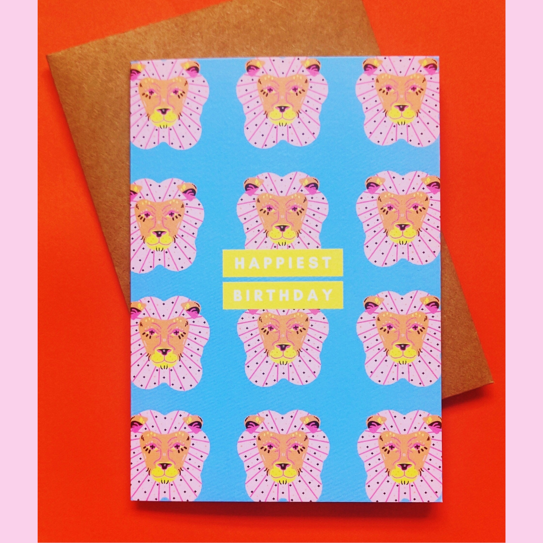 Zodiac Greeting Card - Leo – Provenance Gifts