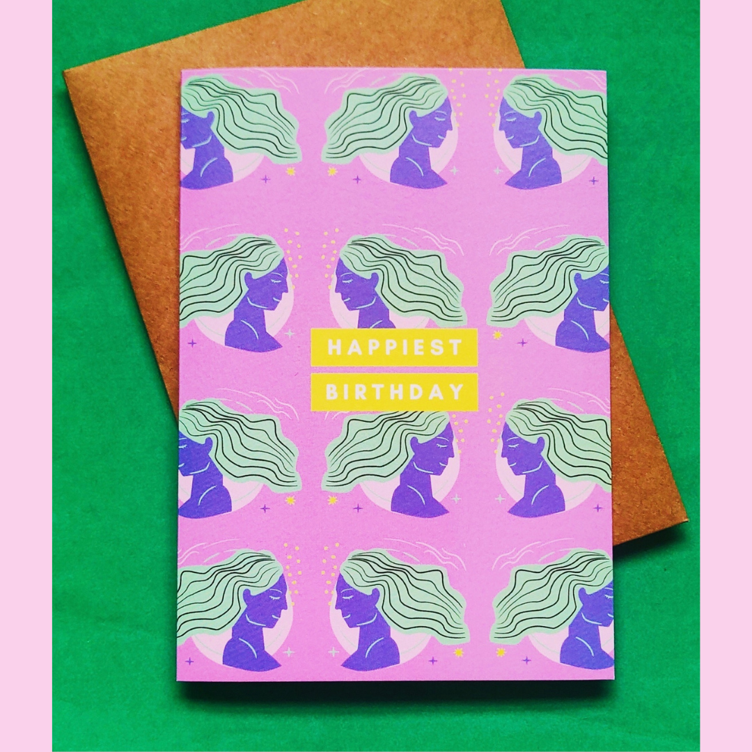 Zodiac Greeting Card - Virgo – Provenance Gifts