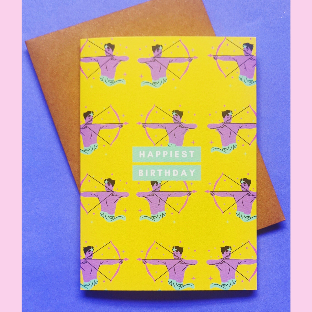 Zodiac Greeting Card - Sagittarius – Provenance Gifts
